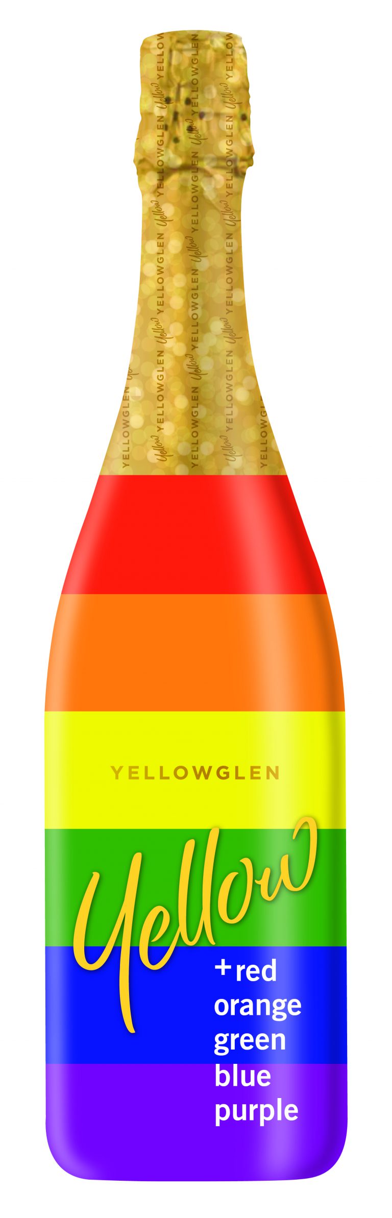 Yellowglen launches rainbow wine packaging - WBM Online